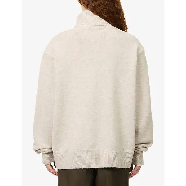 THE FRANKIE SHOP Gala Turtleneck Wool-blend Jumper