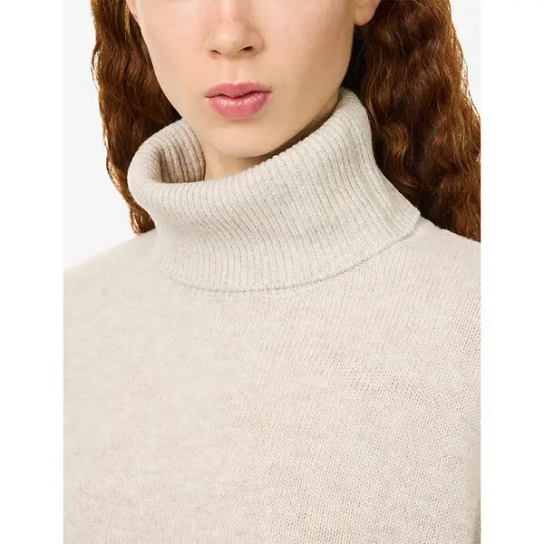 THE FRANKIE SHOP Gala Turtleneck Wool-blend Jumper