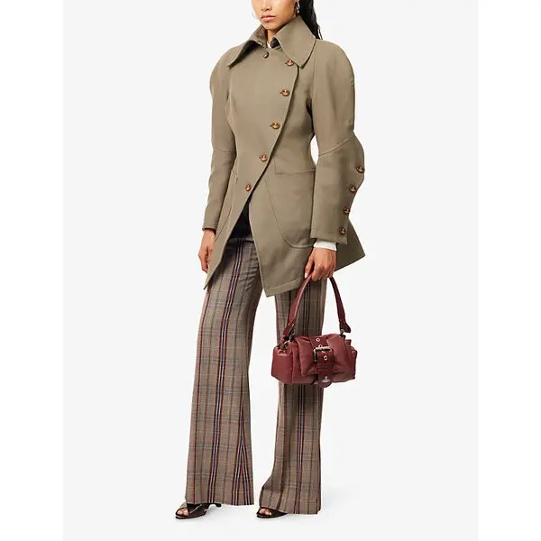 VIVIENNE WESTWOOD Gale Asymmetric Cotton-blend Coat