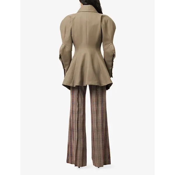 VIVIENNE WESTWOOD Gale Asymmetric Cotton-blend Coat