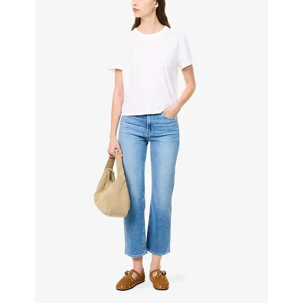 Paige Rhodes Cropped Cotton T-shirt