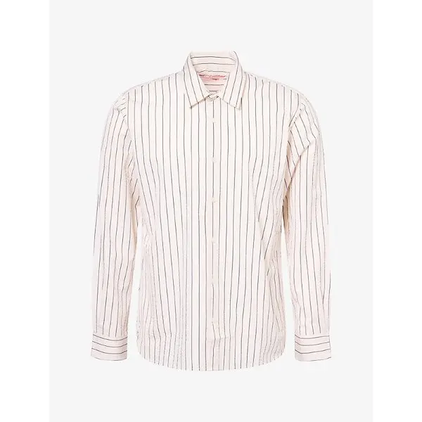 Orlebar Brown Justin Striped Cotton Shirt