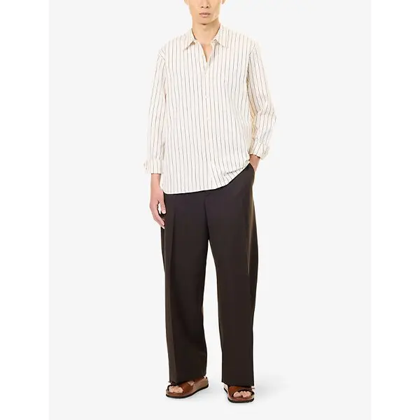 Orlebar Brown Justin Striped Cotton Shirt