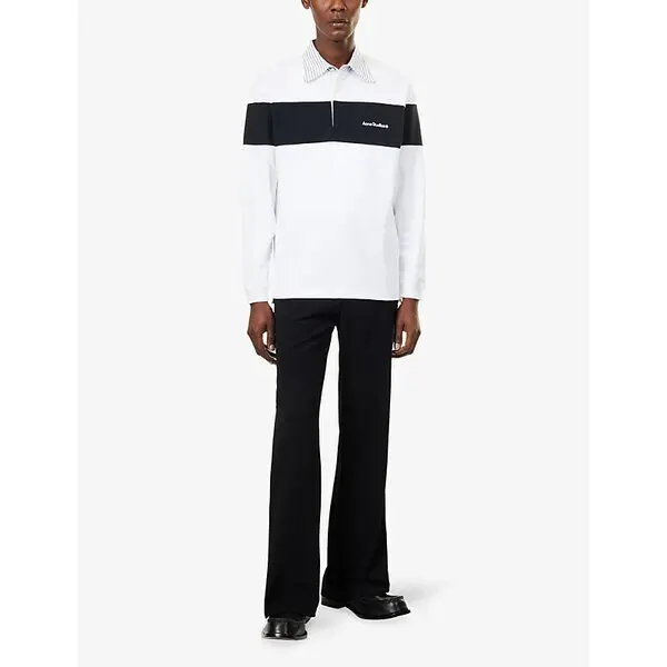 Acne Studios Palvin Wide-leg Wool Jacquard Trousers