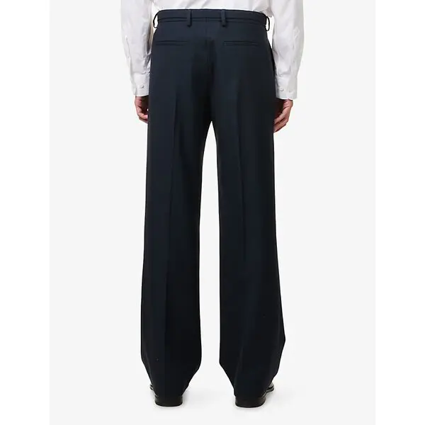Dries Van Noten Preston Straight-leg Wool Trousers