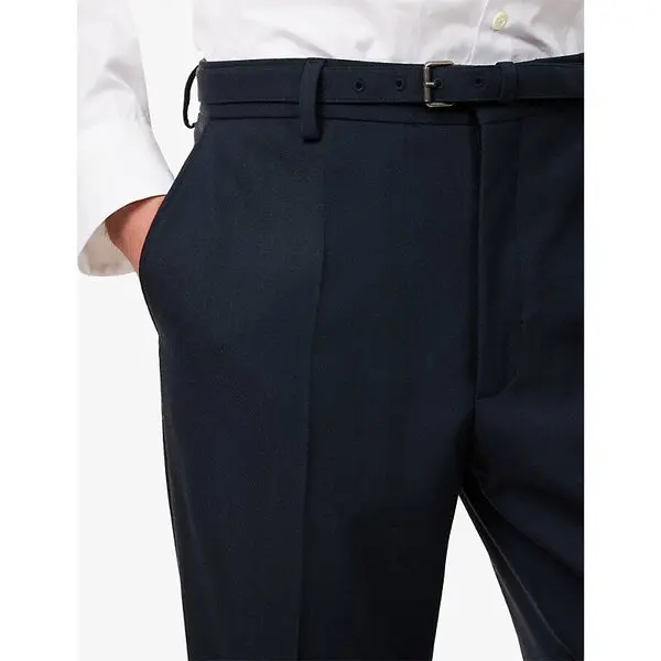 Dries Van Noten Preston Straight-leg Wool Trousers