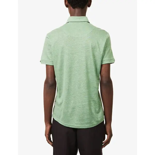 Orlebar Brown Sebastian Short-sleeve Linen Polo Shirt