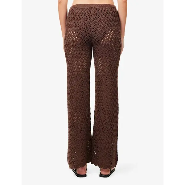 4TH & RECKLESS Katerina Wide-leg Cotton-blend Trousers