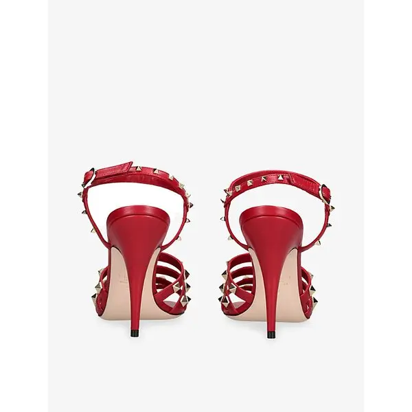 Valentino Garavani Rockstud Leather Heeled Sandals