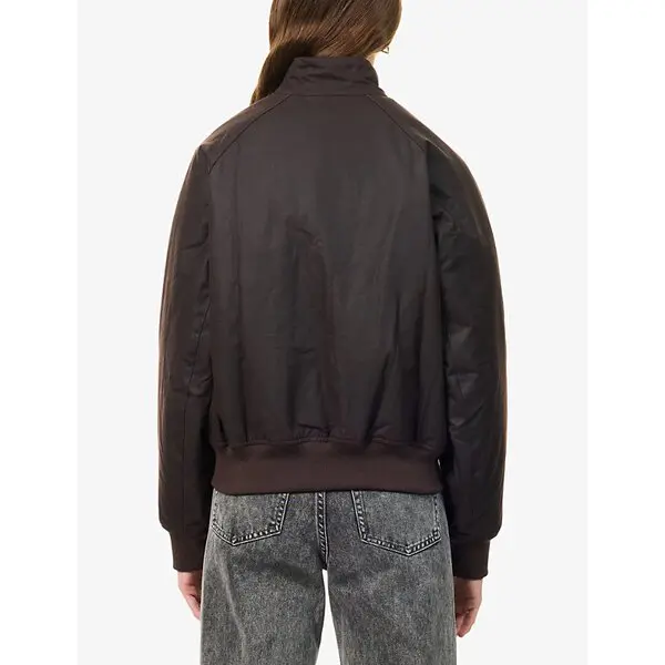 Barbour Ivybridge Logo-embroidered Waxed Cotton Jacket