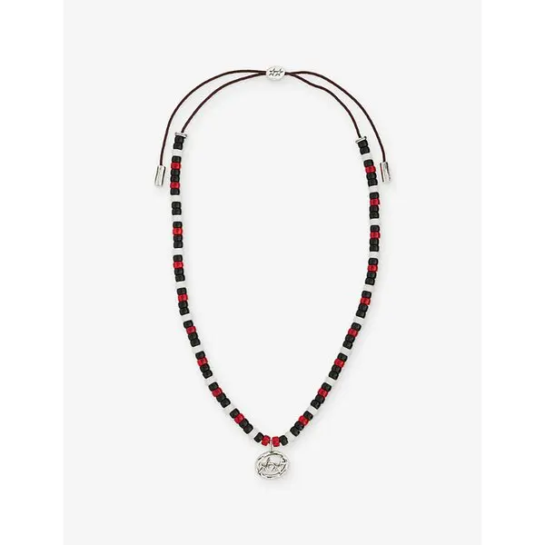 TWOJEYS Night Beaded Superstar 925 Sterling Silver-plated Brass Necklace - Multi