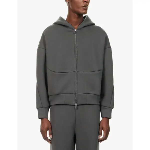 SEVENTH V2 Panelled Cotton-blend Hoody
