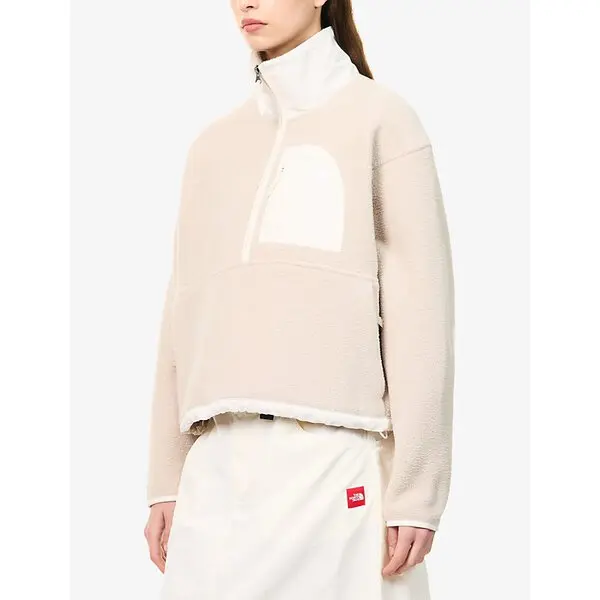 The North Face Logo Embroidered Fleece Half-zip Jumper