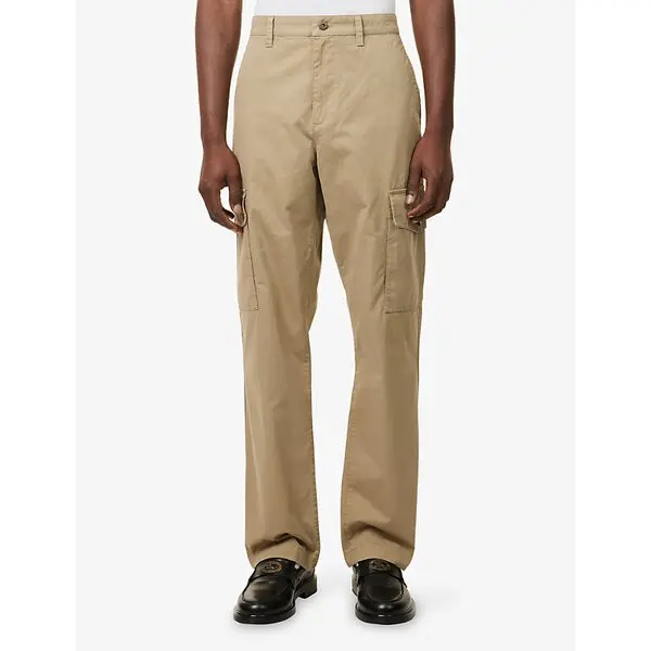 Burberry Reddric Straight-leg Cotton Trousers
