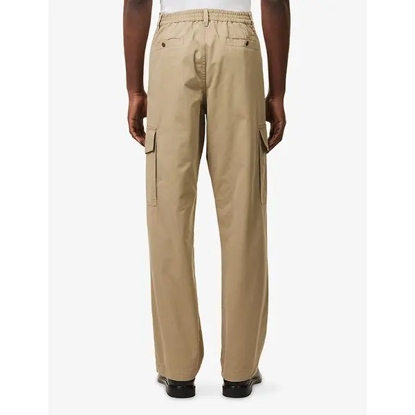 Burberry Reddric Straight-leg Cotton Trousers