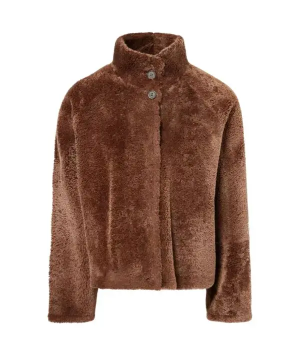 ARMA Ariana Shearling Jacket - Acorn
