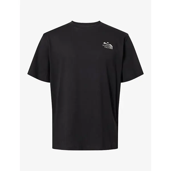 The North Face Natural High Society Graphic -print Cotton T-shirt - Tnf Black