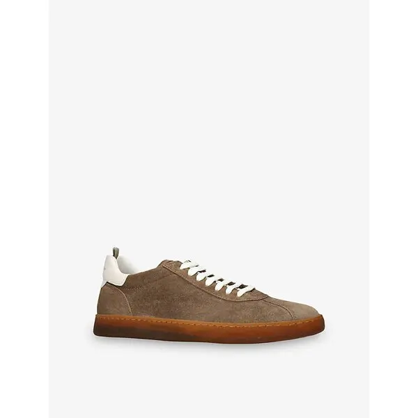 Officine Creative Halo Suede Lace-up Trainers