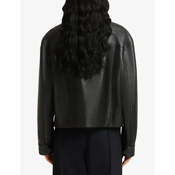 Marni Contrast Suede And Leather Jacket