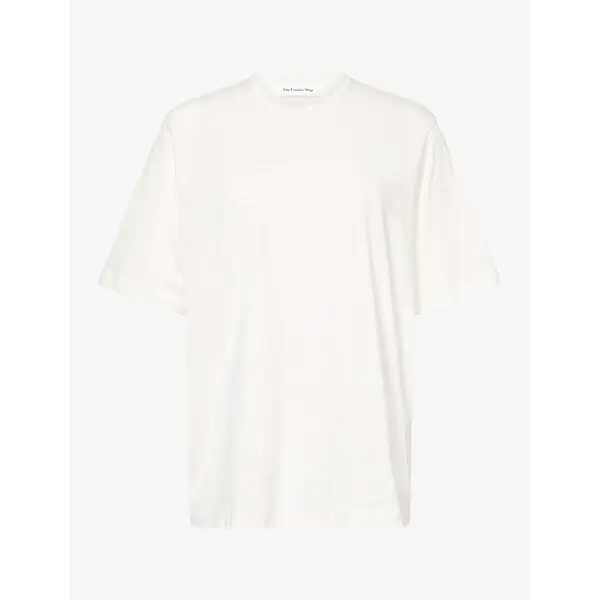 THE FRANKIE SHOP Harper Cotton-jersey T-shirt - Off White