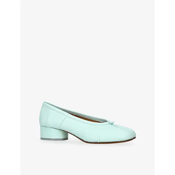 MAISON MARGIELA Tabi Ballerina Leather Heeled Shoes