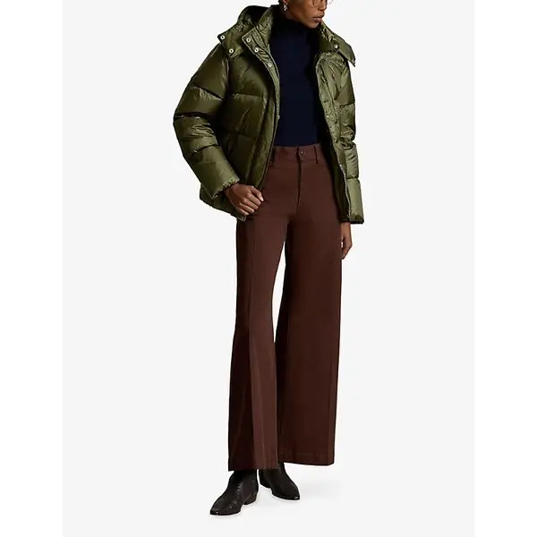 Polo Ralph Lauren Brand-embroidered Padded Shell-down Coat