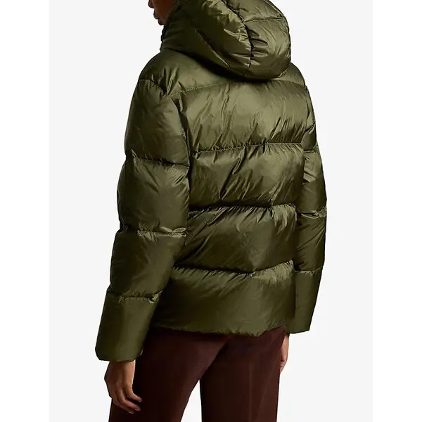 Polo Ralph Lauren Brand-embroidered Padded Shell-down Coat