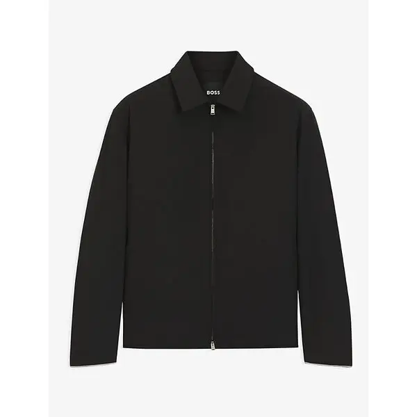 BOSS Side-pocket Zip-through Woven Jacket