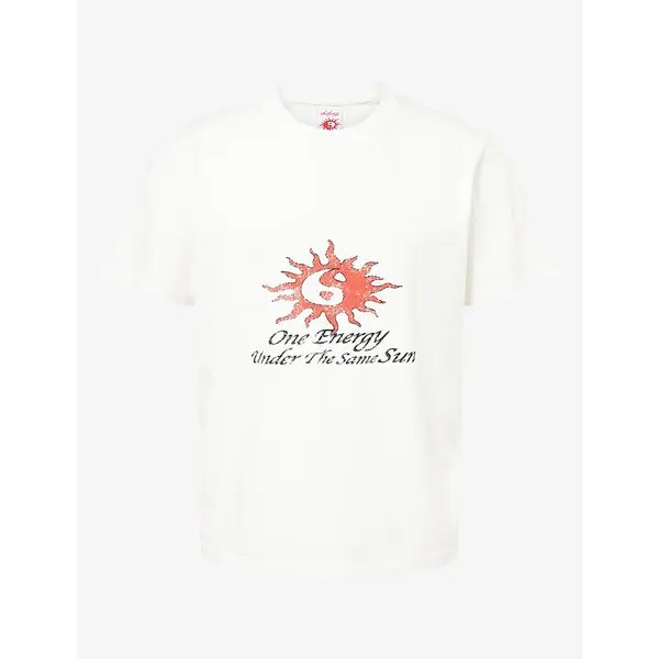 TWOJEYS Same Energy Graphic-print Cotton T-shirt