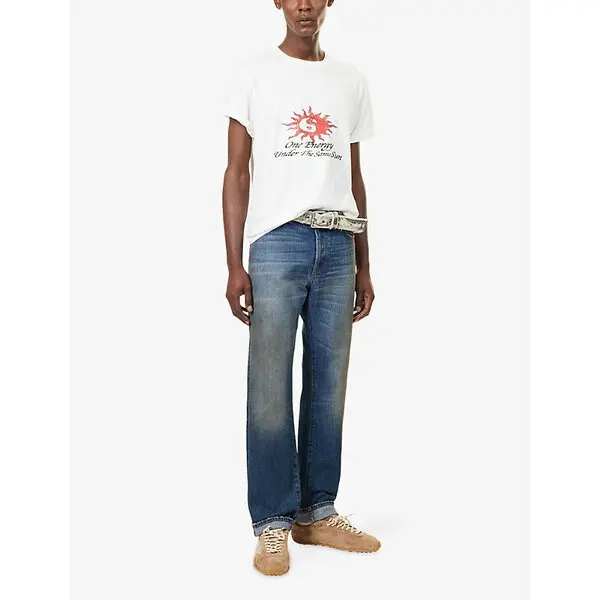 TWOJEYS Same Energy Graphic-print Cotton T-shirt