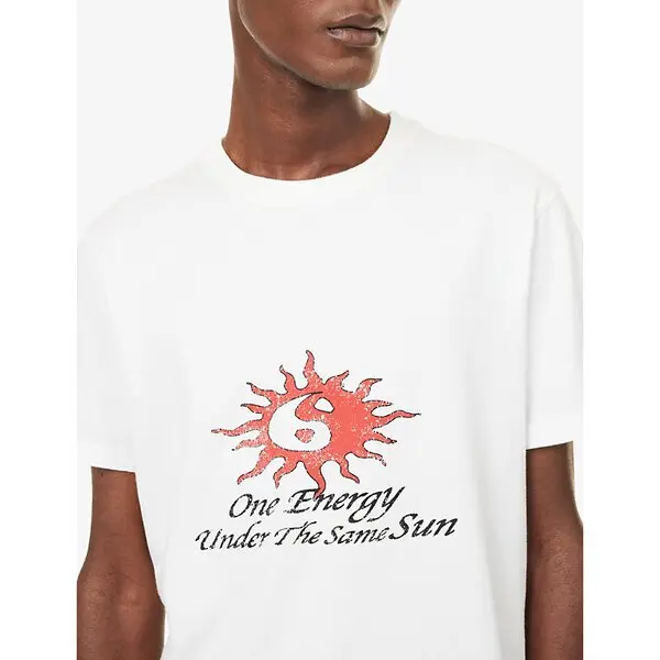 TWOJEYS Same Energy Graphic-print Cotton T-shirt