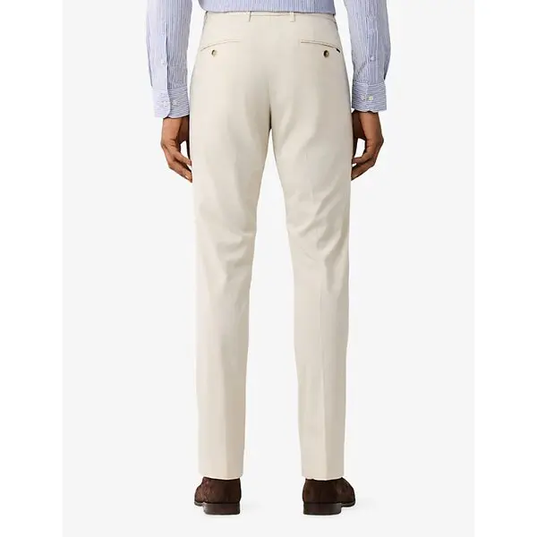 HACKETT Kensington Ribbed Slim-fit Stretch-cotton Chinos