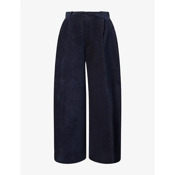 RUOHAN Elen Barrel-leg Cotton-blend Trousers