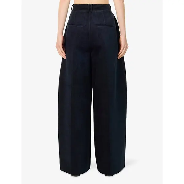 RUOHAN Elen Barrel-leg Cotton-blend Trousers
