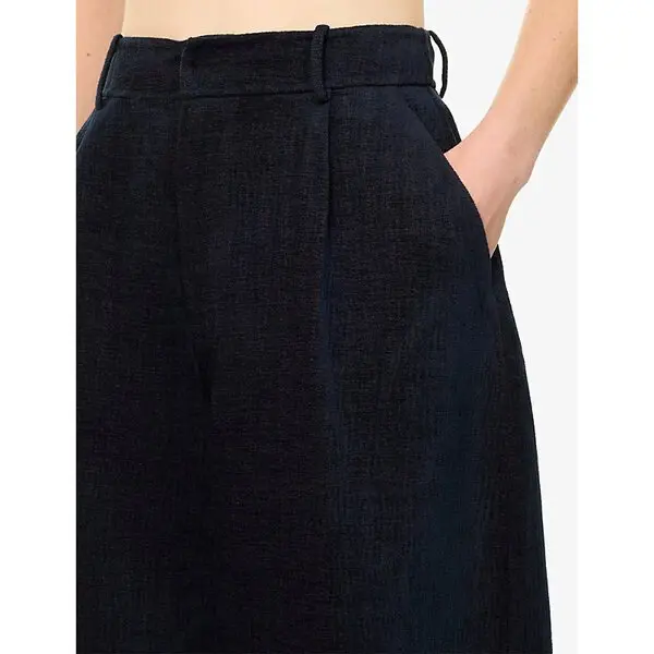 RUOHAN Elen Barrel-leg Cotton-blend Trousers
