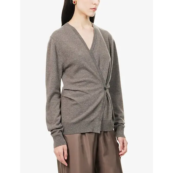 ROHE FRAMES Twist-front Ballet Cardigan