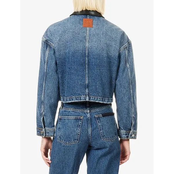 ANINE BING Yuma Boxy Denim Jacket