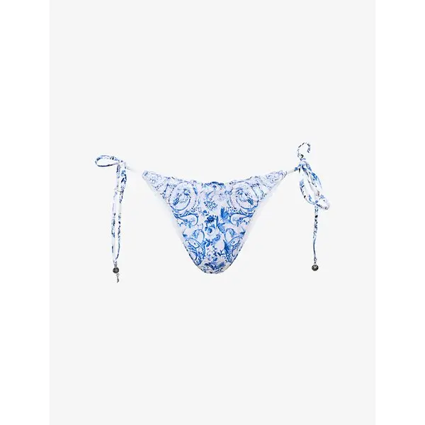 Camilla Floral Tie-side Bikini Bottoms