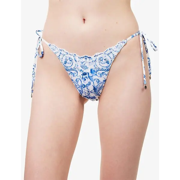 Camilla Floral Tie-side Bikini Bottoms