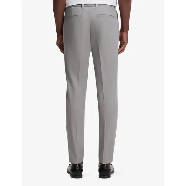 BOSS Slim-fit Tapered Cotton-blend Trousers