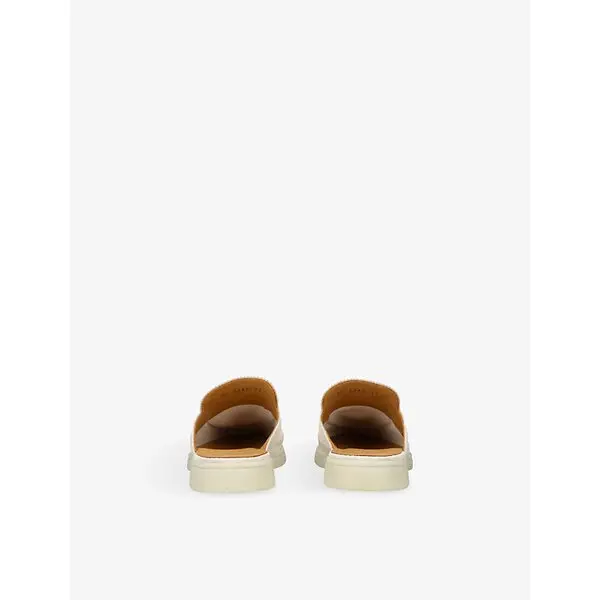AURELIEN Yacht Suede Slipper Loafers - Cream