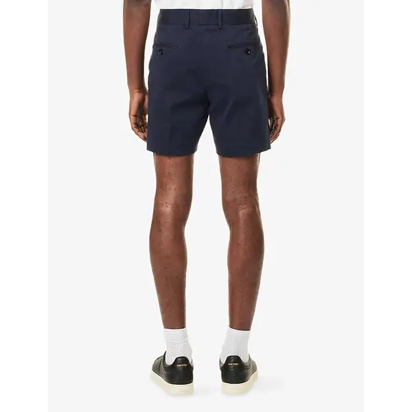 TOM FORD Mid-rise Stretch Cotton-twill Chino Shorts