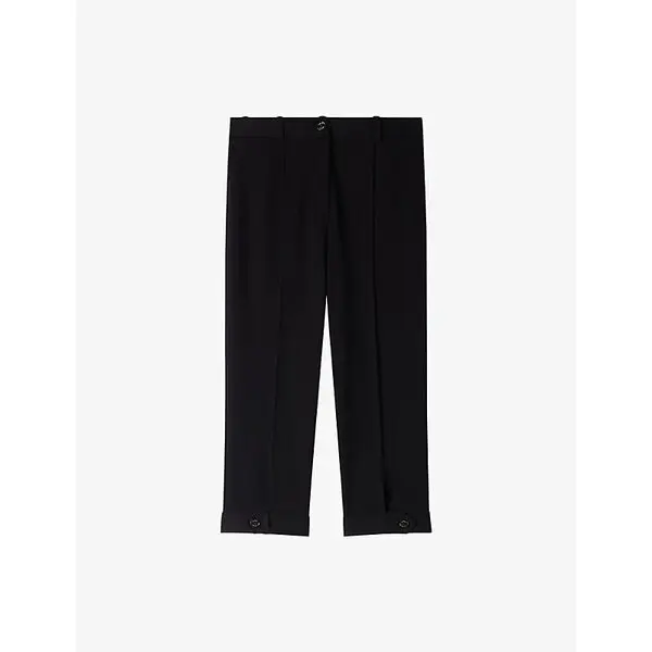 Sandro High-rise Knee-length Woven Shorts