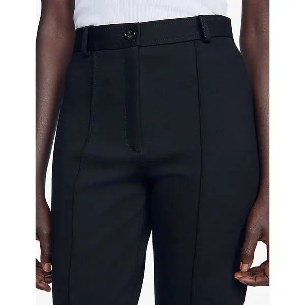 Sandro High-rise Knee-length Woven Shorts