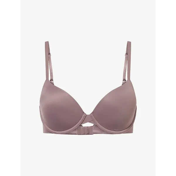 Calvin Klein Perfectly Fit Push-up T-shirt Bra - Botanical Brown