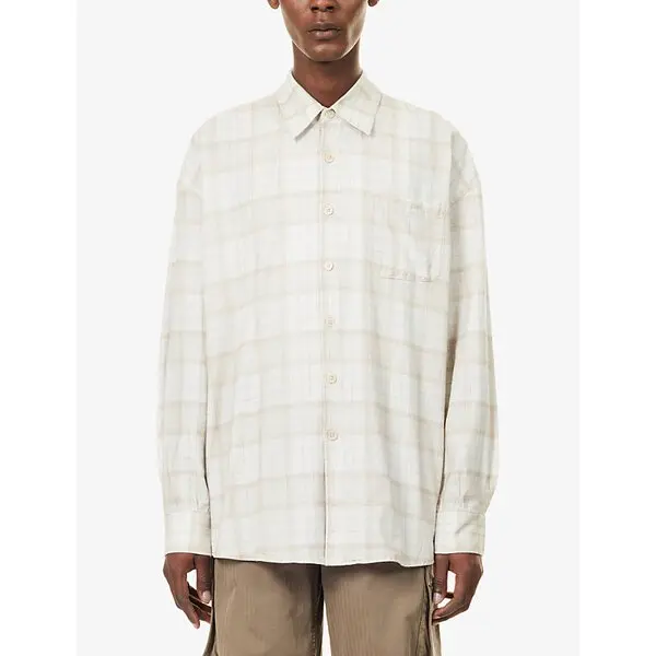Our Legacy Borrowed Checked Cotton Shirt