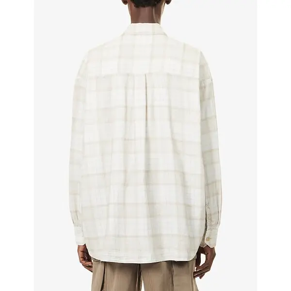 Our Legacy Borrowed Checked Cotton Shirt