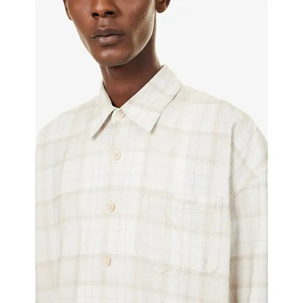 Our Legacy Borrowed Checked Cotton Shirt