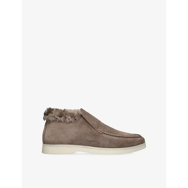 AURELIEN Aurélien City Lined Suede Loafers