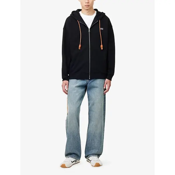 Loewe Anagram-embroidered Cotton Hoody